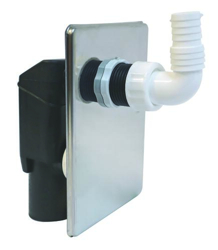 Siphon machine à laver encastré Inox |Plomberie Pro