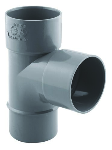 Té PVC droit MFF Ø 50 -NF- - Plomberie Pro