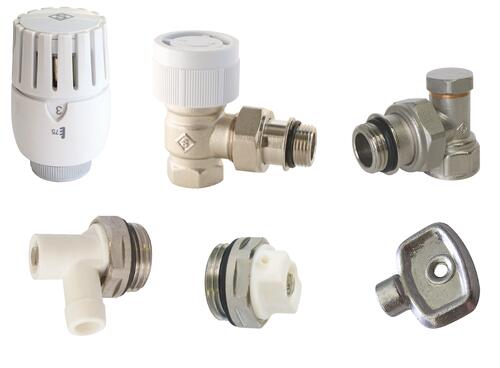 Kit complet de radiateur thermostatique liquide équerre 1/2'' (15/21 ...